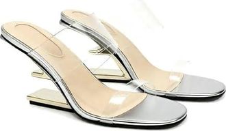 Generic YUJIEBB Chaussures simples tendance sexy antid&eacute;rapantes &agrave; talons hauts Forme sp&eacute;ciale Demi-soutien Chaussures de banquet pour femme, 2306 Yin, 36.5 EU