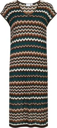 Vila Robe Viember &agrave; motifs en maille