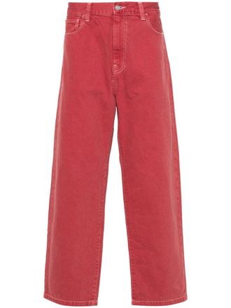 Carhartt Work in Progress Landon Tapered-Jeans - Rot