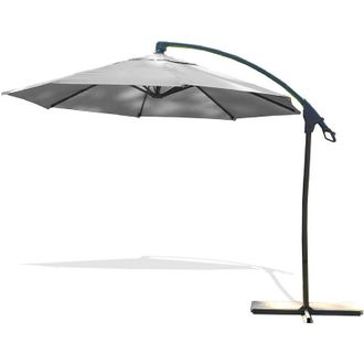 DCB Garden Dcb Garden - malaga - Parasol avec pied excentr&eacute; en acier et toilee