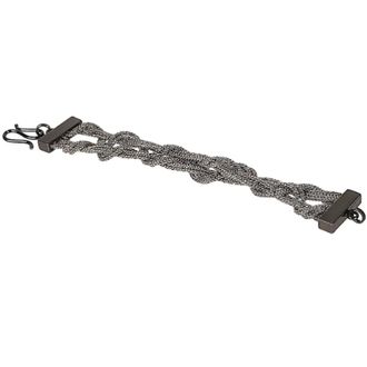 Fabiana Filippi unisex, Accessoires, Gris, Taille: ONE Size Diamond Wire Necklace