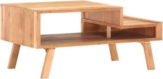 vidaXL Couchtisch 100 x 50 x 45 cm Akazie Massivholz Vidaxl