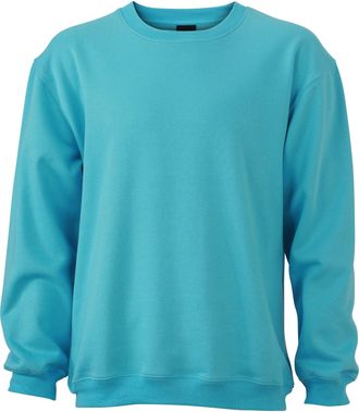 James & Nicholson Schweres Sweatshirt - Farbe: Pacific - Gr&ouml;&szlig;e: XL