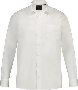 JP1880 Hommes Grandes Tailles L-8XL Chemise Droite, Manches Longues Blanc 3XL 703633 20-3XL