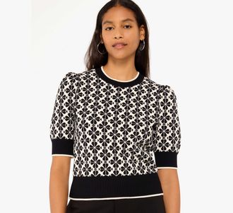 Kate Spade New York Pullover Mit Puff&auml;rmeln Und Pikblumen