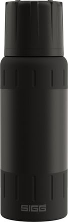 Sigg Isolierte Trinkflasche - Thermosflasche Alpine Star Black, mit Becher - 15 St. Heiß, 56 St. Kalt - Kompakt & Robust - Auslaufsicher - BPA-frei - Outdo