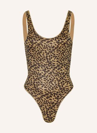 Os&eacute;ree Badeanzug Animalier Sporty Maillot braun