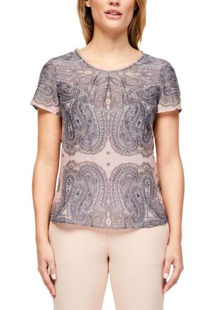 s.Oliver Black Label Damen 150.10.004.10.100.2014423 Bluse, 42A1 Paisley Print, 40