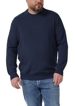 s.Oliver Strukturiertes Sweatshirt mit Crew Neck