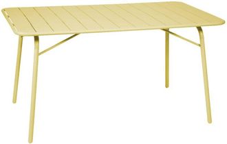 Sweeek Klappbarer Gartentisch aus Stahl f&uuml;r 6 Personen