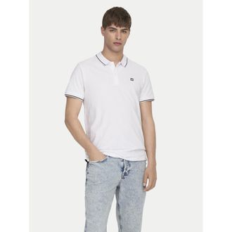 Only & Sons Poloshirt Fletcher 22024827 Wei&szlig; Regular Fit