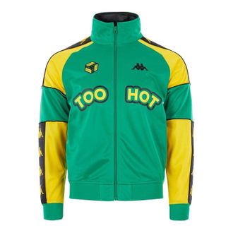 Kappa Too Hot Jacke f&uuml;r Herren (Leuchtend Gelb/Schwarz)