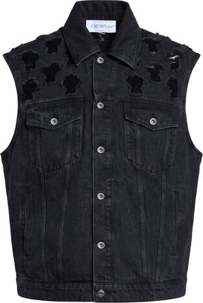 Off-white JACKEN & M&Auml;NTEL - Jeansjacken/M&auml;ntel auf YOOX.COM