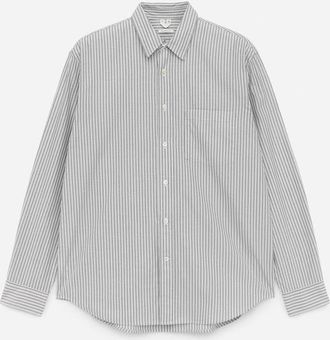 Arket Lockeres Baumwollhemd -Wei&szlig;