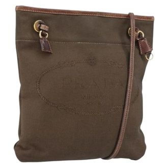 Prada Sac bandouli&egrave;re vintage Pre-owned - Femme - Pre-owned - Brun - Taille: ONE Size