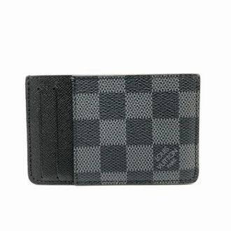 Louis Vuitton unisex, Pre-owned, Noir, Taille: ONE Size Porte-cartes de visite Pre-owned