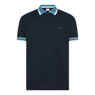 Sun 68 Polo Shirts - - Tops - Herren - Blau - S