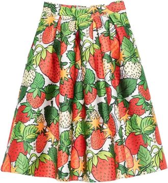 Alessandro Enriquez Femme, Jupes, Multicolore, Taille: 38 FR Midi Skirts