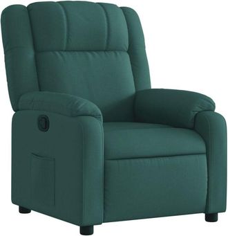 vidaXL Relaxsessel Dunkelgr&uuml;n Stoff - Vidaxl