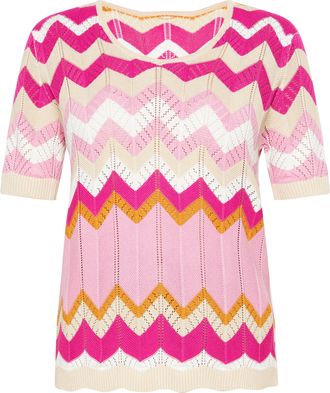 Felipa Pullover Frauen rosa mehrfarbig
