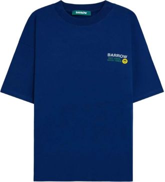 Barrow Barrow, Femme, Tops, Bleu, Taille: 42 FR T-shirt moderne et polyvalent