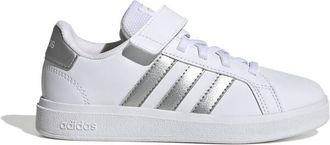adidas Kinder Halbschuhe Grand Court Court Elastic Lace and Top Strap
