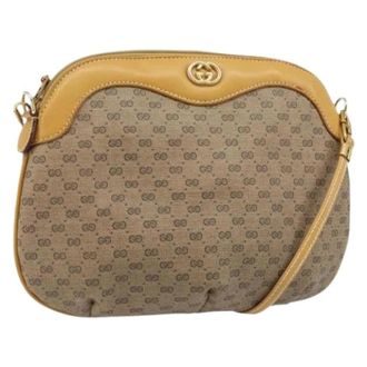 Gucci Pre-owned Micro Small GG Canvas Schultertasche - - Pre-owned - Damen - Beige - ONE SIZE
