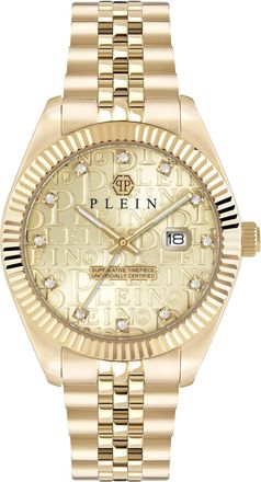 Philipp Plein Uhren - Quarz-Analoguhr Date Superlative Gent - Gr. unisize - in Gold - f&uuml;r Damen