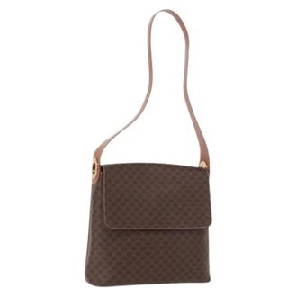 Celine Sac bandouli&egrave;re vintage en plastique Pre-owned - Femme - Pre-owned - Brun - Taille: ONE Size