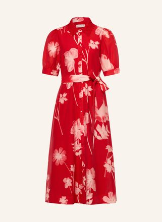 Phase Eight Hemdblusenkleid Delphine Mit Spitze rot