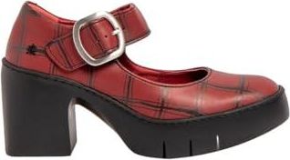 Art Femme 1653 Sofia Plate-Forme, Rouge/Tartan, 39 EU