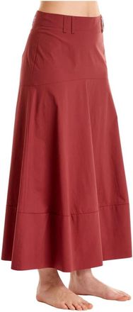 Alessia Santi Femme, Jupes, Rouge, Taille: 40 FR Maxi Skirt