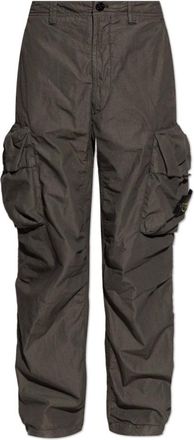 Stone Island Homme, Pantalons, Gris, Taille: W32 Cargo Pants with Logo Patch