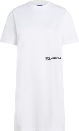 Karl Lagerfeld karlism Tee Dress, White, L