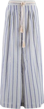 Zimmermann Femme, Pantalons, Multicolore, Taille: 42 FR Chintz Striped Relaxed Pant