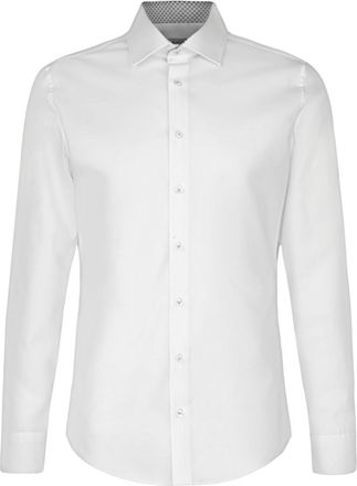 Seidensticker Herren Business-Hemd - Slim Fit - Bügelfrei - Kent Kragen - Langarm - Patch - 100% Baumwolle