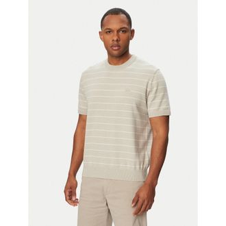 HUGO BOSS T-Shirt Kanacho 50561004 Hellgrau Regular Fit