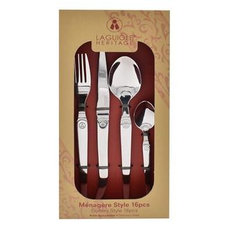 Laguiole Laguiole Ménagère 16 pièces inox