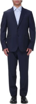 Ermenegildo Zegna Costume deux pi&egrave;ces en laine et mohair - Homme - Costumes - Bleu - Taille: 3XL