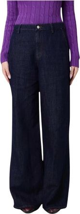 7 For All Mankind Femme, Jeans, Noir, Taille: W24 Wide Jeans