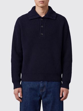 Dries Van Noten Gerippter Cardigan aus reiner Wolle mit V-Ausschnitt