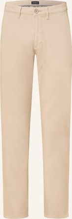 Strokesman's Strokesmans Piqu&eacute;-Chino Slim Fit beige