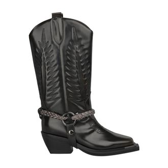 Alma En Pena Bestickter Stiefel - - Shoes - Damen - Grau - 39 EU