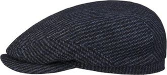 Stetson Casquette Catwick Wool Homme - Made in Germany Gavroche avec Visiere, Visiere Automne-Hiver Automne Hiver - 58 cm Bleu Fonce