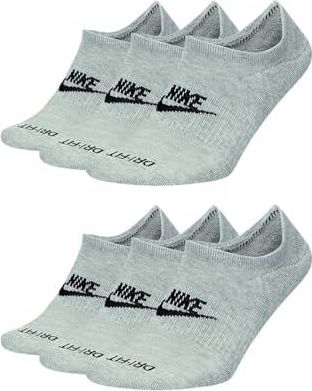 Nike Nike 6 paires de chaussettes de sport Everyday Essential Footie Invisibel DN3314, 2 x gris., 46/50 cm