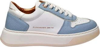 Alexander Smith Femme, Chaussures, Blanc, Taille: 37 EU Pelle Baskets