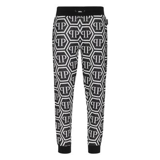 Philipp Plein Jogginghose Monogram - - Trousers - Herren - Schwarzk - S