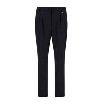 Herno Fluid Wollhose - - Trousers - Damen - Schwarzk - L