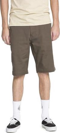 Volcom Vmonty Stretch 22 Chino Shorts - Casual Everyday Wear, Relaxed Fit, Gris, 48 FR Homme