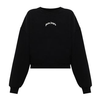 Palm Angels Damen, Sweatshirts & Hoodies, Schwarzk, MGr&ouml;&szlig;e